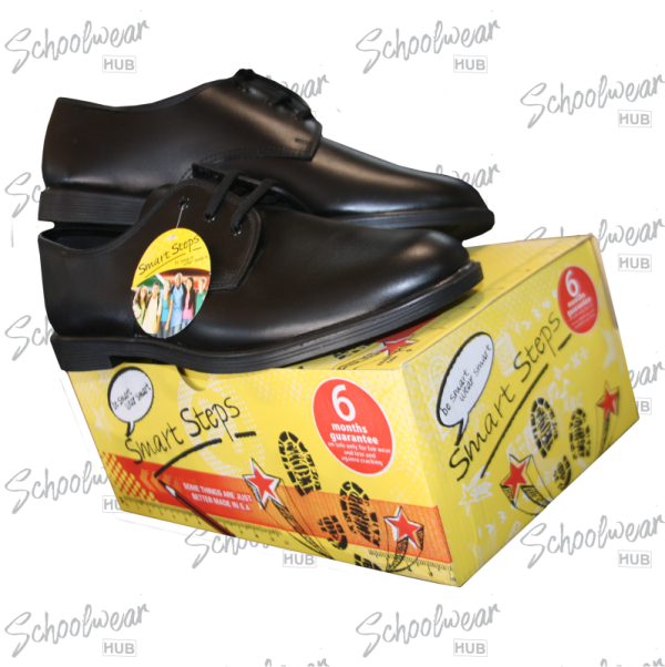 SMART STEP BOYS LACE UP-BLK – Schoolwear Hub